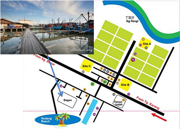 Sekinchan Fishing Village - Bagan is the Fishing Village in Sekinchan